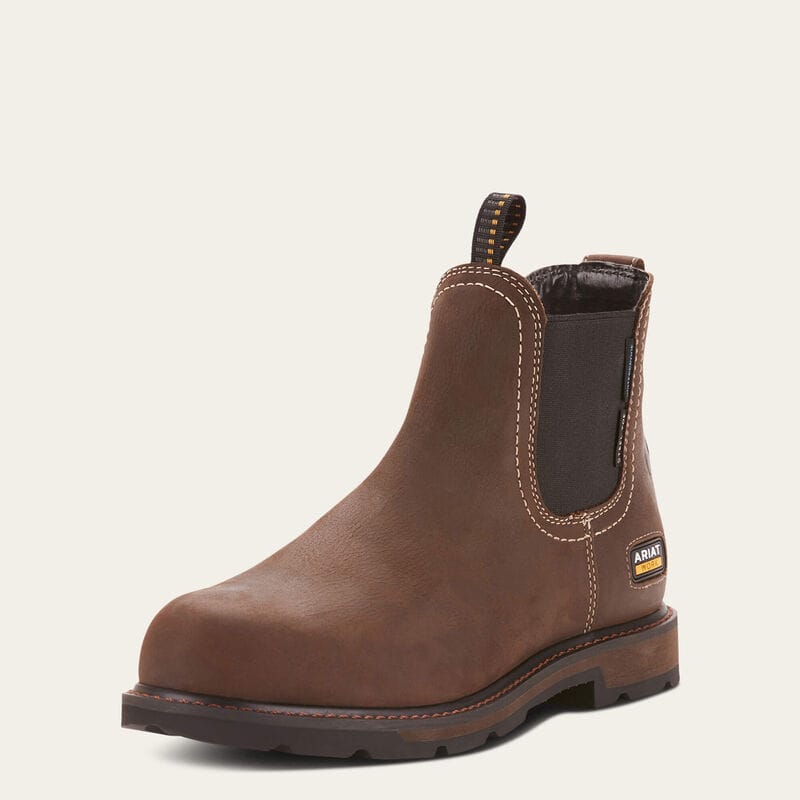 Groundbreaker Chelsea Waterproof Steel Toe Work Boot - The Boot Store ...